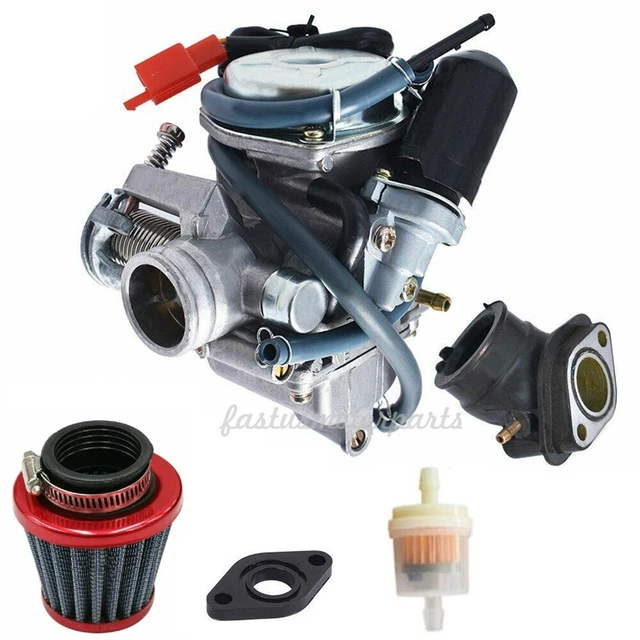 CARBURATEUR À GLUCIDES pour cyclomoteur chinois 50cc GY6 139QMB 49cc ...