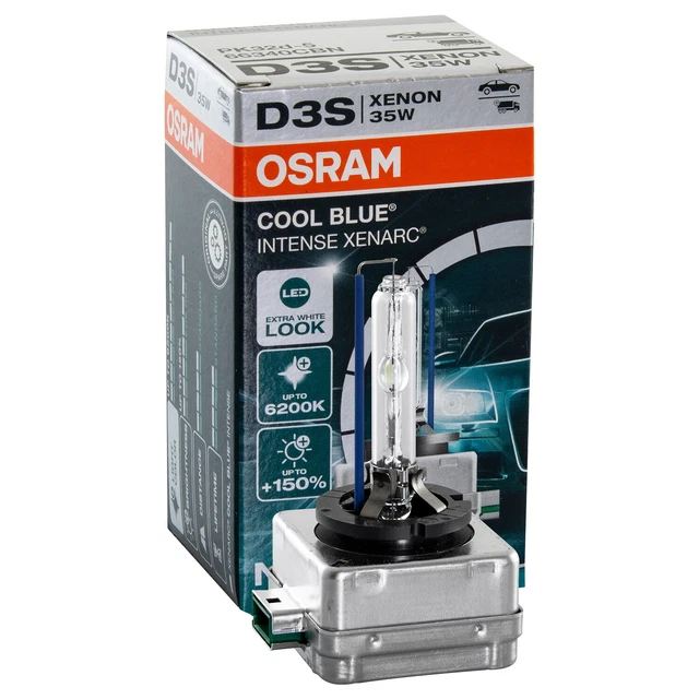 OSRAM D3S COOL BLUE INTENSE 6200 K 3200 lm Xenarc Xenon Brenner ...
