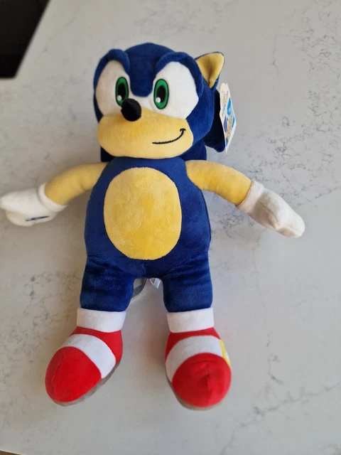 SONIC THE HEDGEHOG Official Plush Soft Toy Collectable SEGA 17.5" Build A Bear £24.99 - PicClick UK