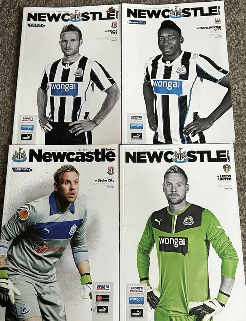 4 NEWCASTLE UNITED Football Programmes 2013 £5.91 - PicClick UK