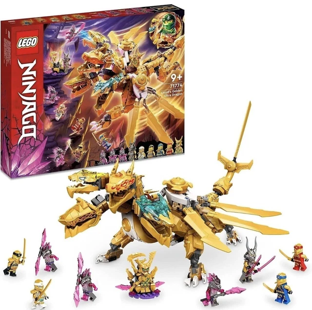 LEGO #71774 NINJAGO Lloyd's Golden Ultra Dragon - RARE / NEUF / SCELLÉ ...