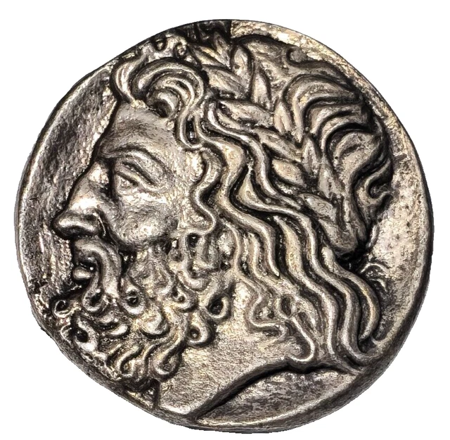 RARE ANCIENT GREEK Coin Silver Tetradrachm Hercules/Head Of Zeus-15,8 ...