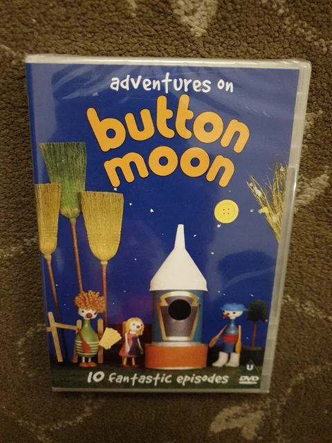 BUTTON MOON ADVENTURES On Button Moon Dvd Sealed Kids Retro £19.99 ...