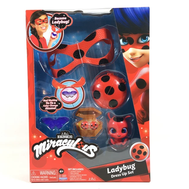 MIRACULOUS LADYBUG DRESS Up Play Set Zag Heroez 5 Piece Set $25.71 ...