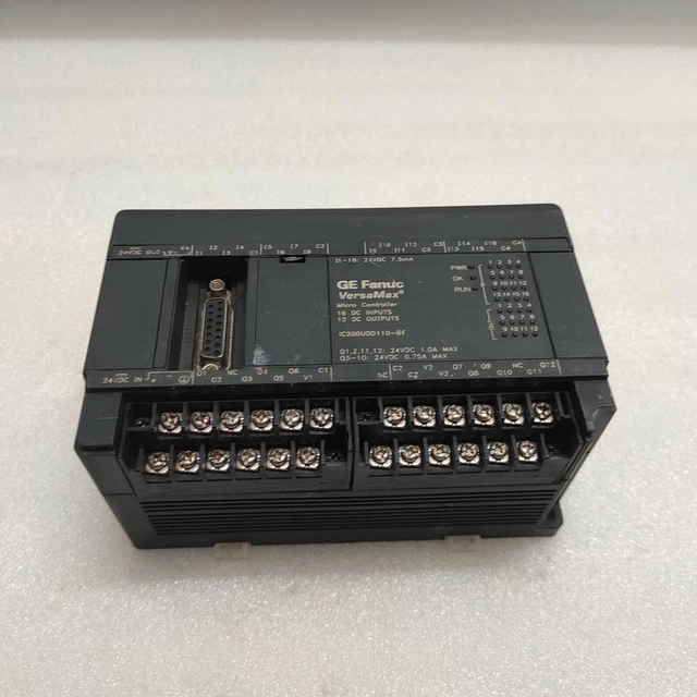 GE FANUC IC200UDD110-BF Plc Versa Max Micro Controller 24Vdc £214.09 ...
