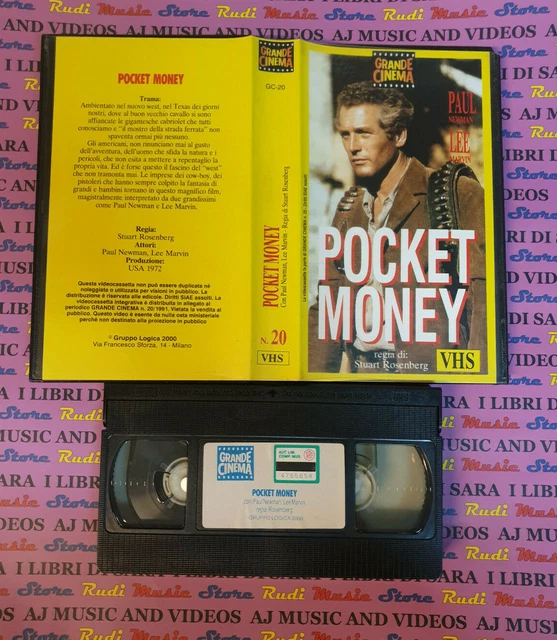 VHS FILM POCKET MONEY Paul Newman Lee Marvin LOGICA 2000 GC-20 (F39) no ...