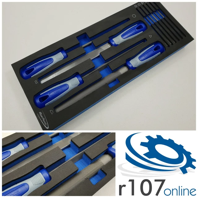 BLUE POINT 10PC File Set, Tool Control Foam - As sold by Snap On. £47. ...