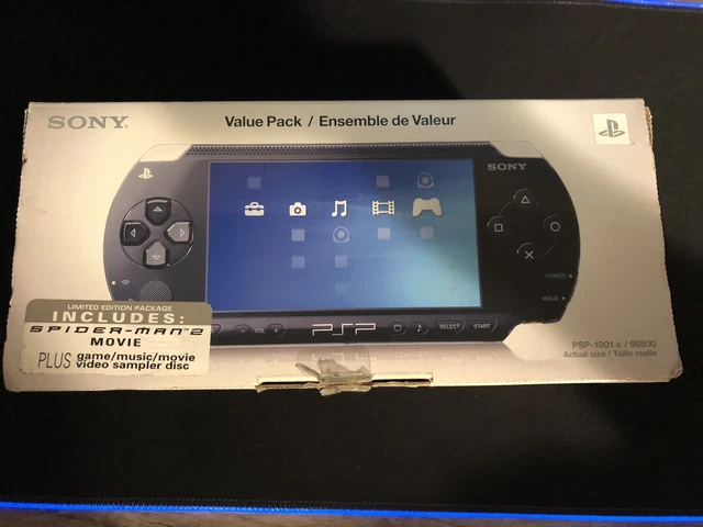 CONSOLE SONY PSP PLAYSTATION SCPH-1001 K premier imprimé Ntsc U/C ...