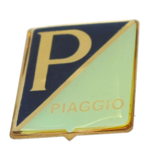 HORNCAST EMBLEM BADGE P Piaggio Logo Blue Green Vespa VNA VNB VBA VBB ...