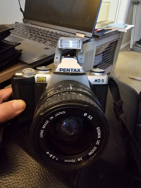 CAMERA SLR PENTAX MZ5 with Sigma 28-70mm lens manual and carry bag $30.00 - PicClick AU