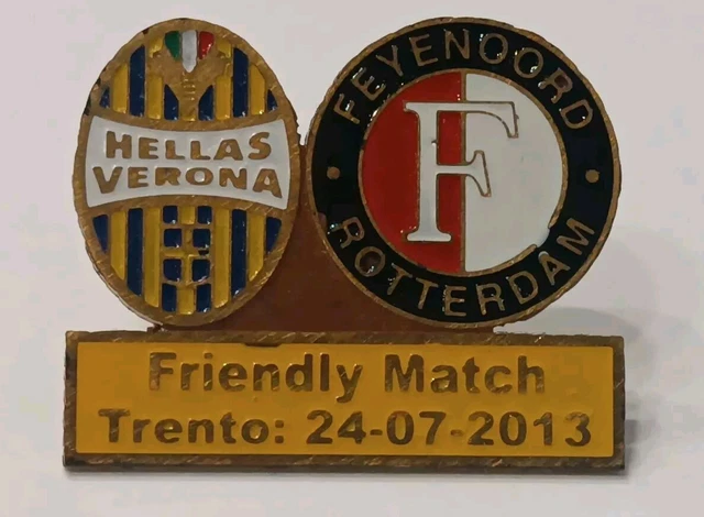 SPILLA PINS DISTINTIVO Stemma Simbolo Badge Logo Club Verona Feyenoord ...