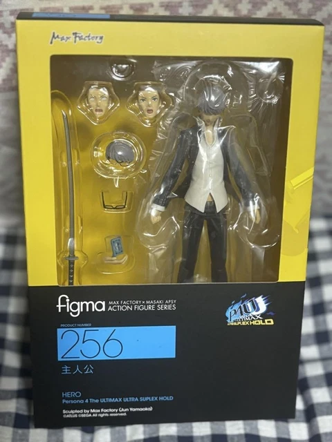 FIGMA 256 PERSONA 4 Protagonist Action Figure Sword Bonus Parts New ...