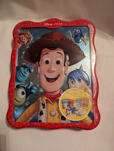 TOY STORY INSIDE Out Monsters Inc Dory Disney Activity bk gift sticker ...