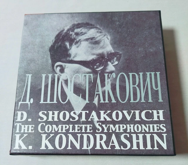 COMPLETE SHOSTAKOVICH SYMPHONIES etc. Kondrashin Moscow Philharmonic from japan £198.30 ...