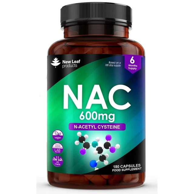 NAC N-ACETYL-CYSTEINE 600MG Capsules N-Acetyl Cysteine Nutritional ...