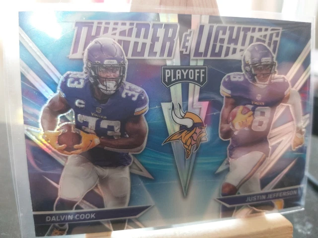 2021 PLAYOFF THUNDER & Lightning Dalvin Cook/Justin Jefferson Vikings ... 2021 PLAYOFF THUNDER & Lightning Dalvin Cook/Justin Jefferson Vikings ...