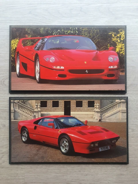 FERRARI BLOCK MOUNTED Posters - Set Of 2 $15.00 - PicClick AU
