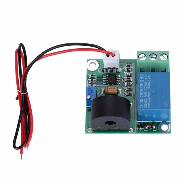 AC CURRENT DETECTION Sensor Module Relay Adjustable Overcurrent Protection ADS £6.47 - PicClick UK