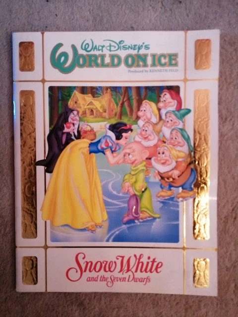 VINTAGE DISNEY WORLD on Ice Snow White Souvenir Programme 1994 £11.99 ...