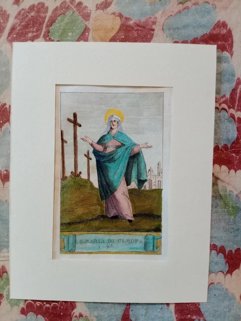 SAN MARIA DE Cléophas Acquaforte Original 1819 Gravure À L’Eau-forte ...