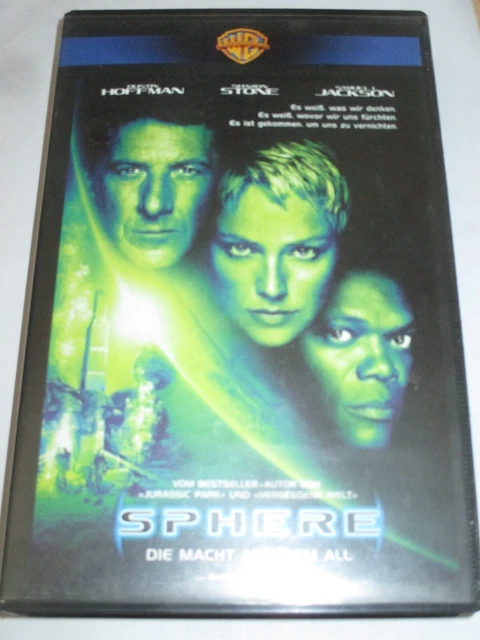 WARNER - SPHERE - VHS/SciFi/Sharon Stone/Samuel L. Jackson/Dustin ...