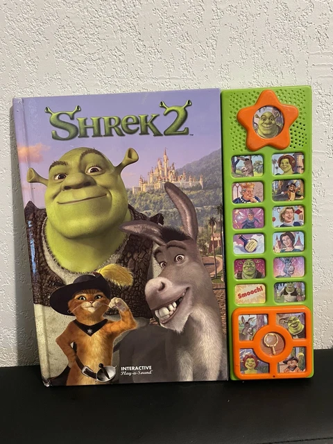 SHREK 2 PLAY a Sound 2004 Interactive Dreamworks Donkey Kids Story Book ...