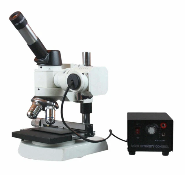 600X METALLURGICAL METALLOGRAPH Structure & Grain Analysis Microscope w ...