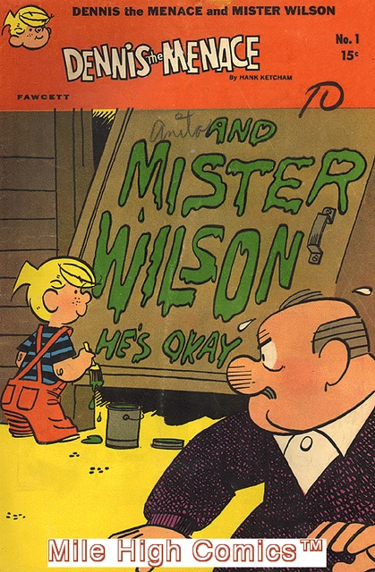 DENNIS THE MENACE AND MISTER WILSON 1969 Series 1 Good Comics Book dennis-the-menace-and-mister-wilson-1969-series-1-good-comics-book