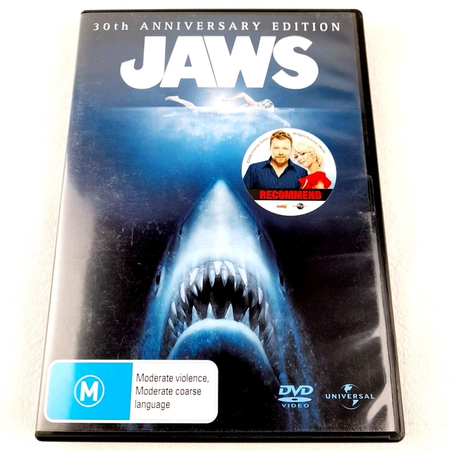 JAWS, 30TH ANNIVERSARY Edition, 1975 DVD, Roy Scheider, 2 Disc Set ...