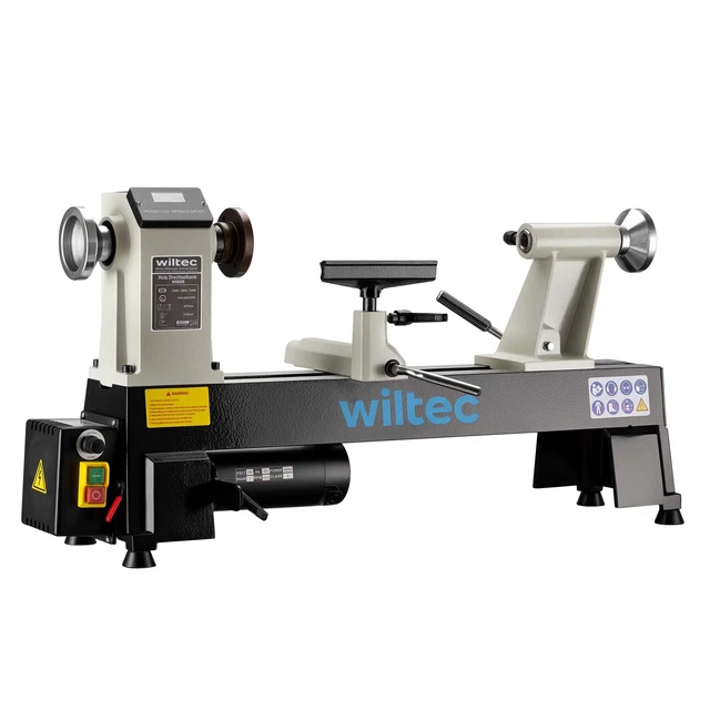WILTEC DRECHSELBANK 550W Drechselmaschine Drehbank Drechsler Holz ...