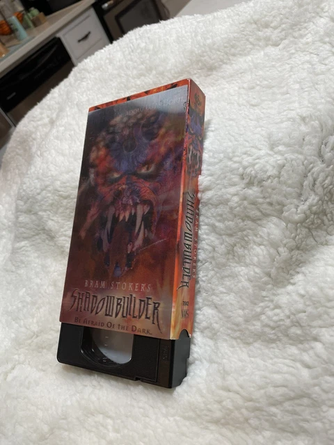 BRAM STOKERS SHADOWBUILDER VHS 1998 Horror Lenticular Cover Sterling ...