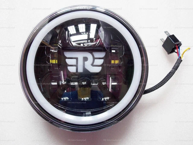 FOR ROYAL ENFIELD Interceptor Classic Bullet Standard Electra 7'' LED ...