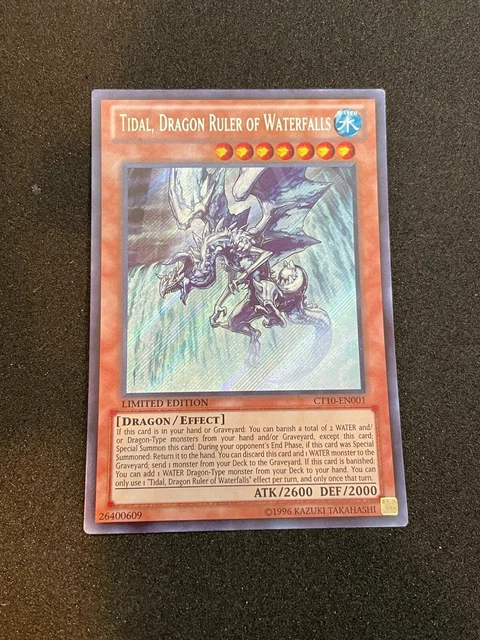 MARÉE, DRAGON RULER of Waterfalls (CT10-EN001) Secret Rare - Édition ...