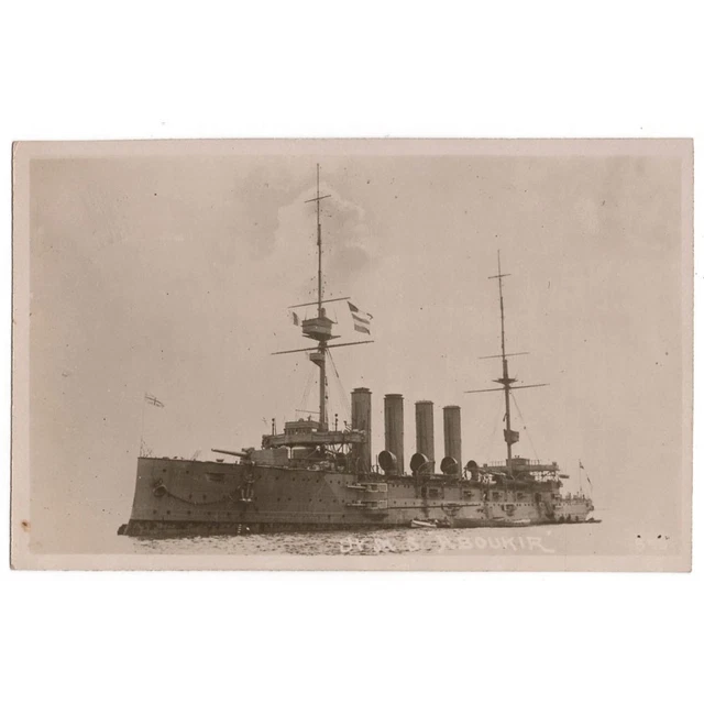 HMS ABOUKIR ROYAL Navy Cressy Class Cruiser RP Postcard Unused £6.50 ...