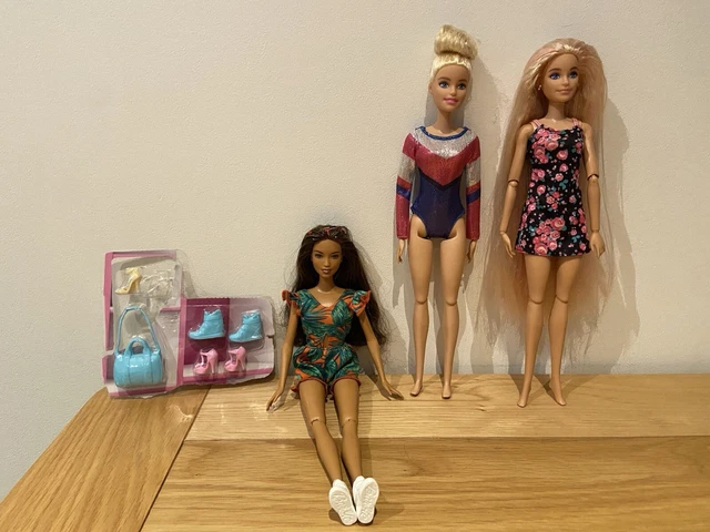BARBIE DOLL BUNDLE - Inc Clothes And Shoes - Inc Gym Barbie & Cycling ...