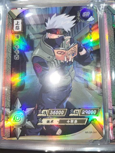 KAKASHI HATAKE SR Rare Foil Official Kayou Naruto Card TCG NR-SR-041 EUR 7,00 - PicClick IT