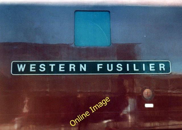 RAILWAY PHOTO 6X4 Class 52 Nameplate Western Fusilier Plymouth Laira ...