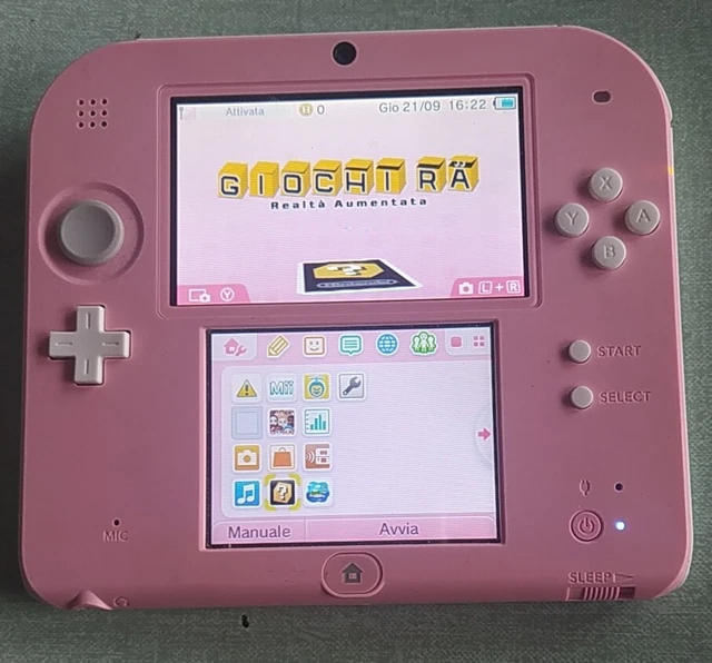 CONSOLE NINTENDO 2DS Rosa Con Alimentatore E Giochi EUR 50,00 - PicClick IT