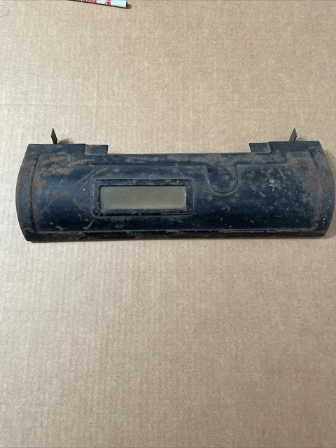 ANTIQUE ITR INTERNATIONAL Time Recorder Punch Clock Front Metal Panel ...