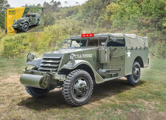 MINIATURE WAGONS CHARS Réservoir Model Kit De Montage Italeri M3A1 ...