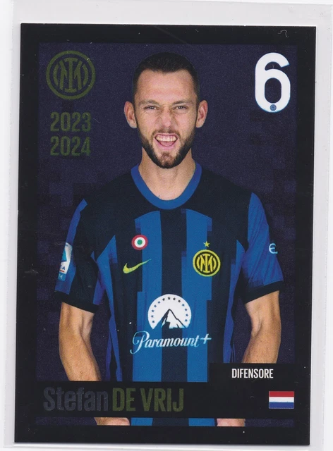INTER 2023-2024 OFFICIAL STICKER COLLECTION card - N.I 4 EUR 2,90 ...
