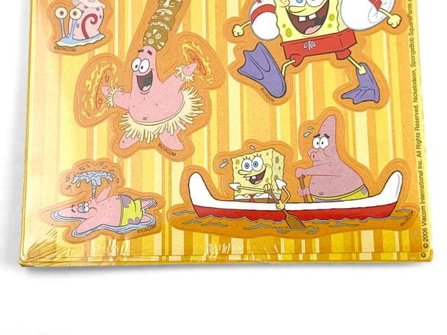 SPONGEBOB SQUAREPANTS NICKELODEON Variety Pack Stickers 2006 New Old ...