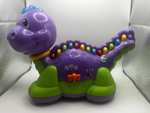 LEAP FROG KIDS LetterSaurus Dino Interactive Toy Purple Learning ABC ...
