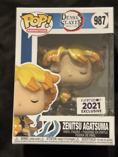 FUNKO POP! ZENITSU Agatsuma Demon Slayer #987 [2021 Funimation ...