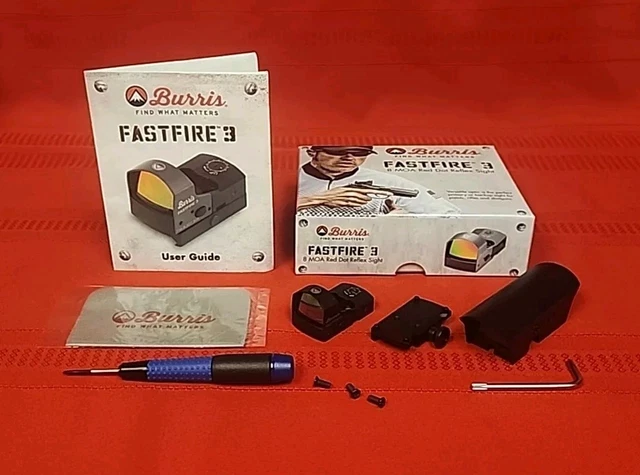 BURRIS FASTFIRE 3 - 8 Moa Red Dot Reflex Sight #300236 $145.50 - PicClick