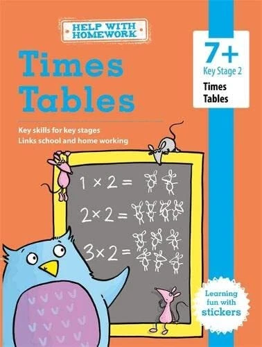HELP WITH HOMEWORK: 7+ Times Tables (Essential Workbks HWH Xtra PG3) By ...
