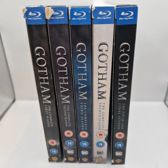 GOTHAM COMPLETE SERIES Blu Ray- Seasons 1-5 - DC - 100 Episodes - UK ...