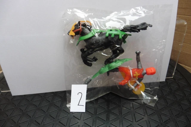 VINTAGE ELLEM (SWOPPET Timpo Copies) Sealed Plastic Mounted Knight Hong ...