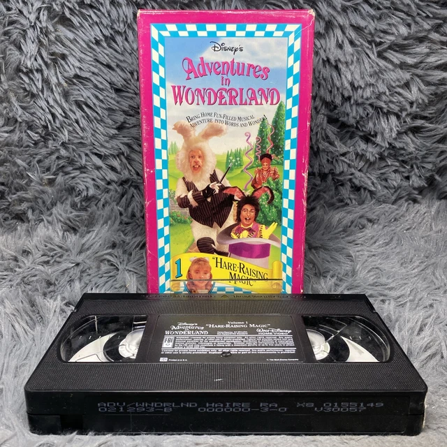 DISNEY'S ADVENTURES IN Wonderland Hare-Raising Magic VHS 1993 Vol 1 ...