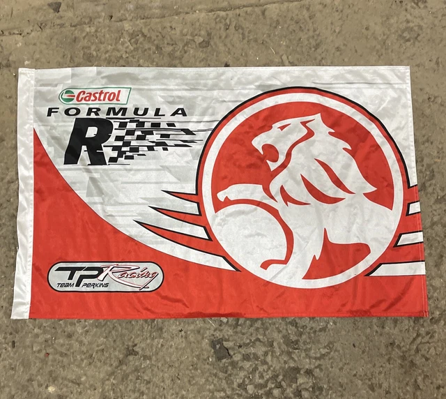 HOLDEN RACING TEAM Perkins Castrol Vintage Flag Banner $71.90 - PicClick AU